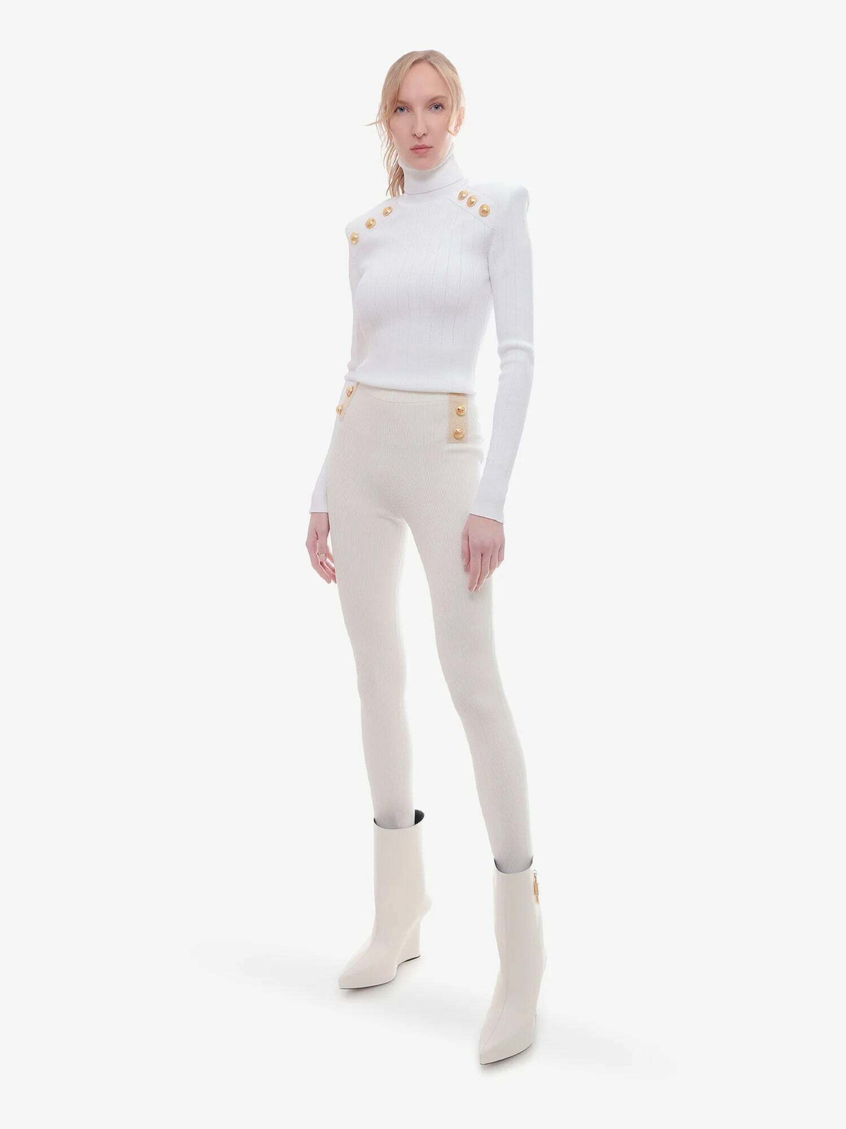Balmain Sweater White Womens Balmain