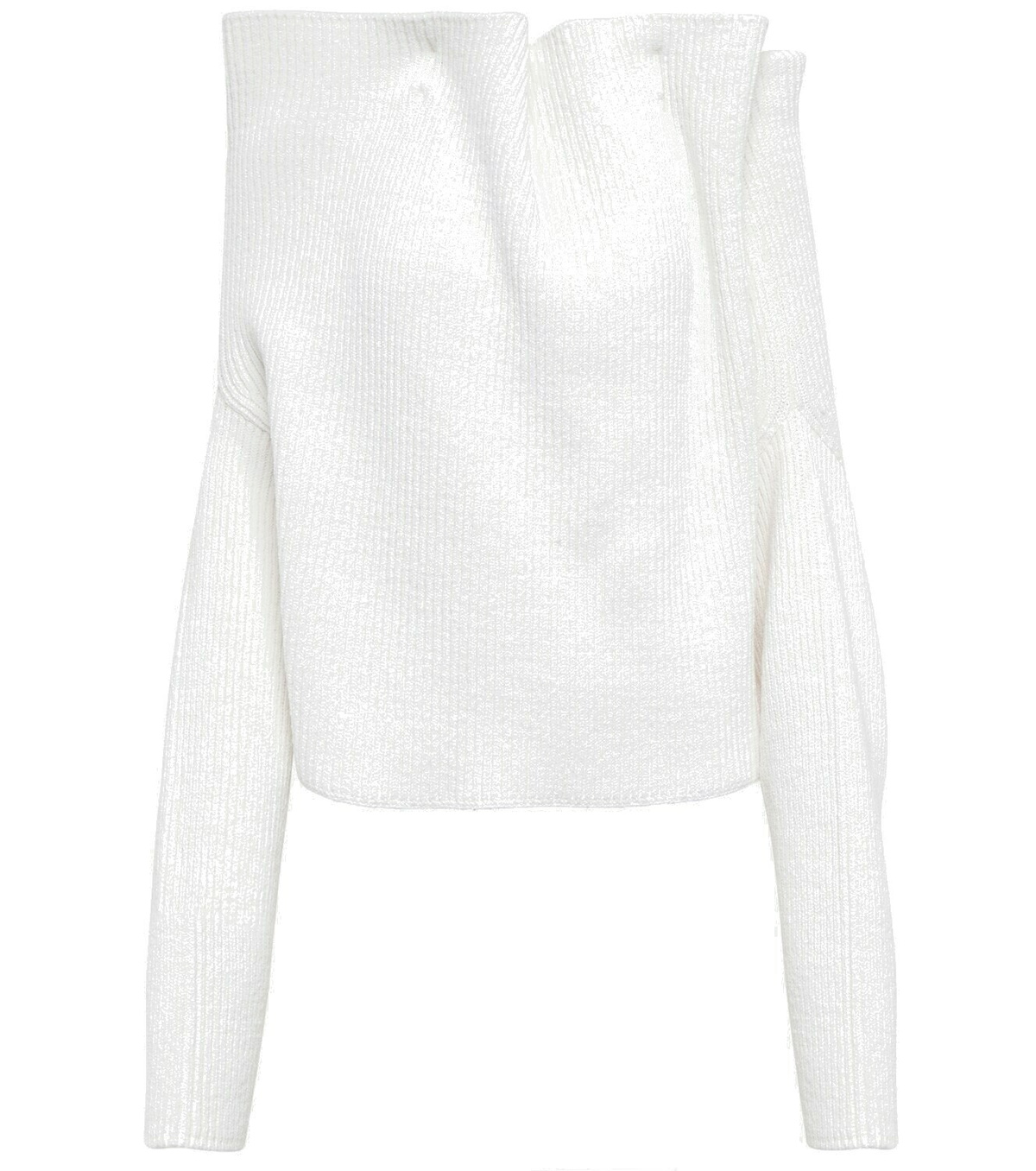 Y/Project - Ribbed-knit cotton-blend sweater Y/Project