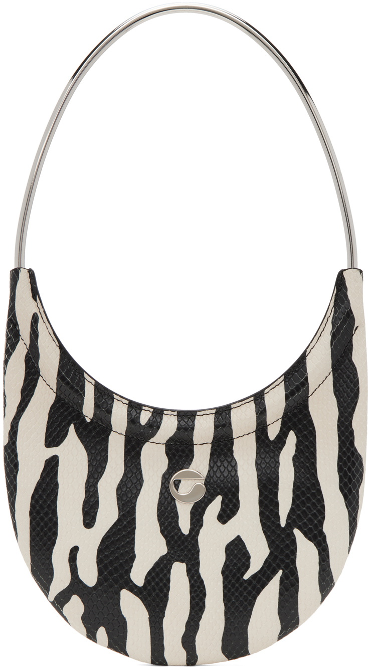 Coperni Black & White Ring Swipe Bag Coperni