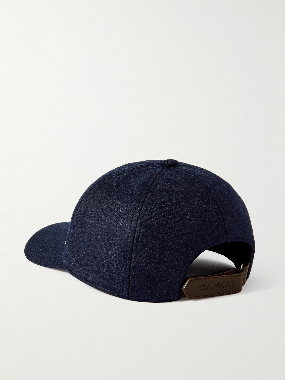 Canali - Wool-Flannel Baseball Cap - Blue Canali