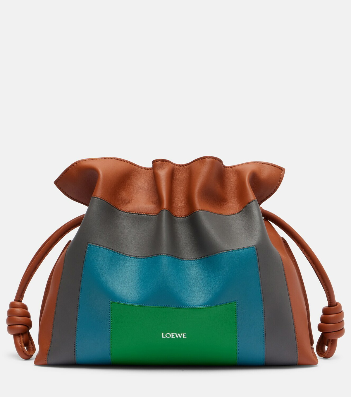 Loewe Flamenco Square leather clutch Loewe