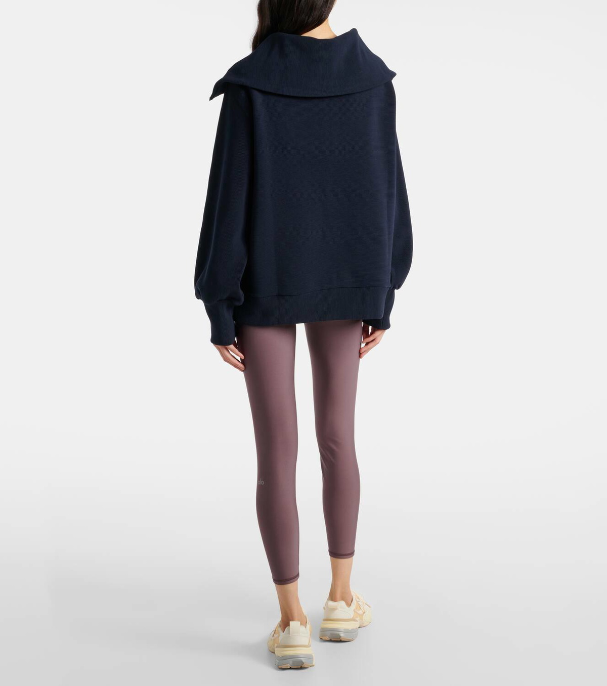 Varley Vine cotton-blend half-zip sweater Varley