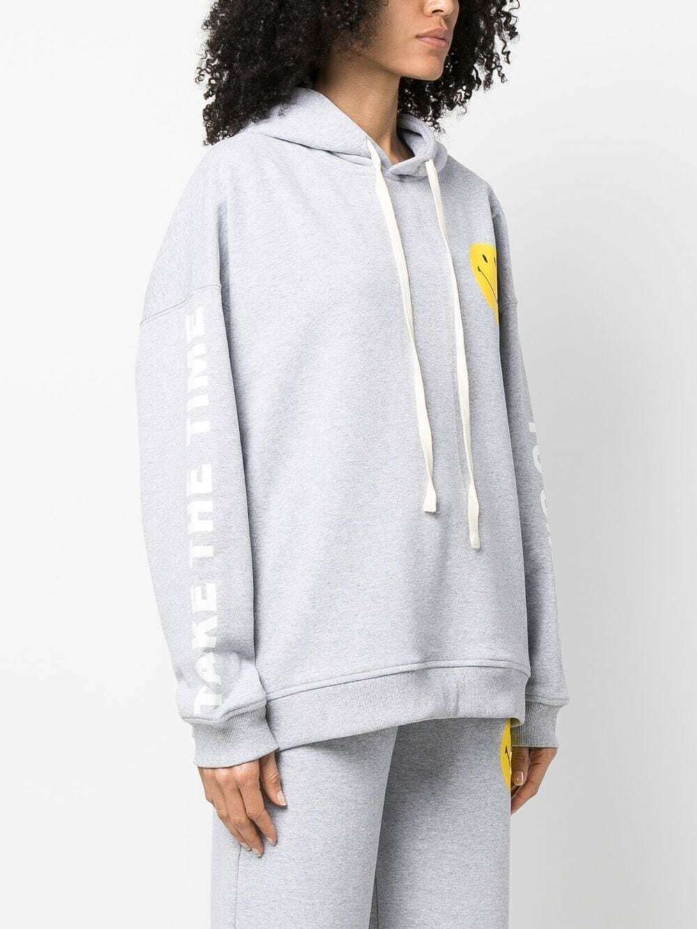 JOSHUA SANDERS - Smiley Logo Cotton Hoodie Joshua Sanders