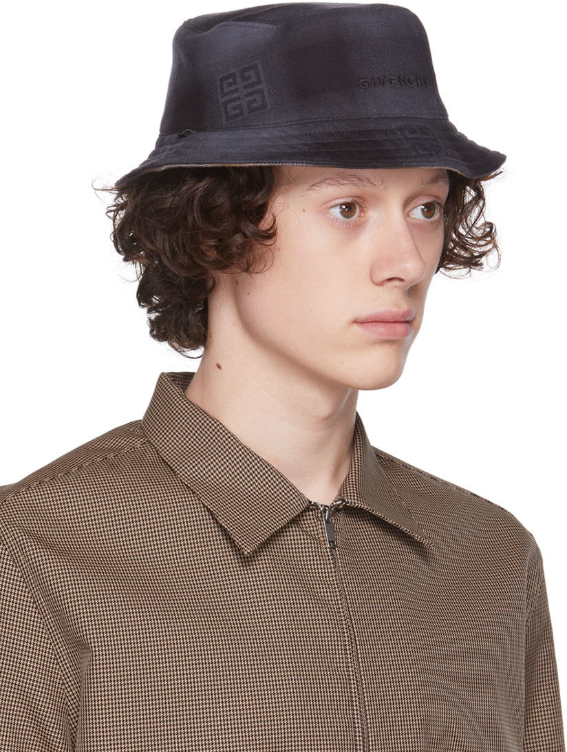 Givenchy Reversible Khaki & Black Bucket Hat Givenchy