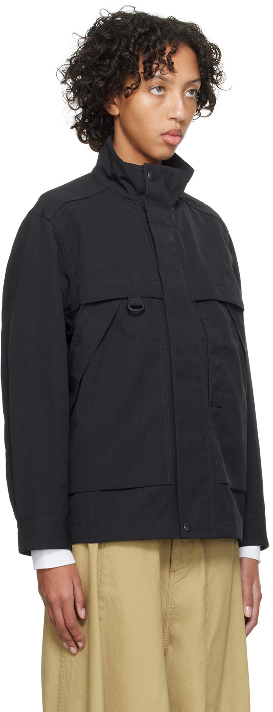 Snow Peak Black Zip Jacket Snow Peak