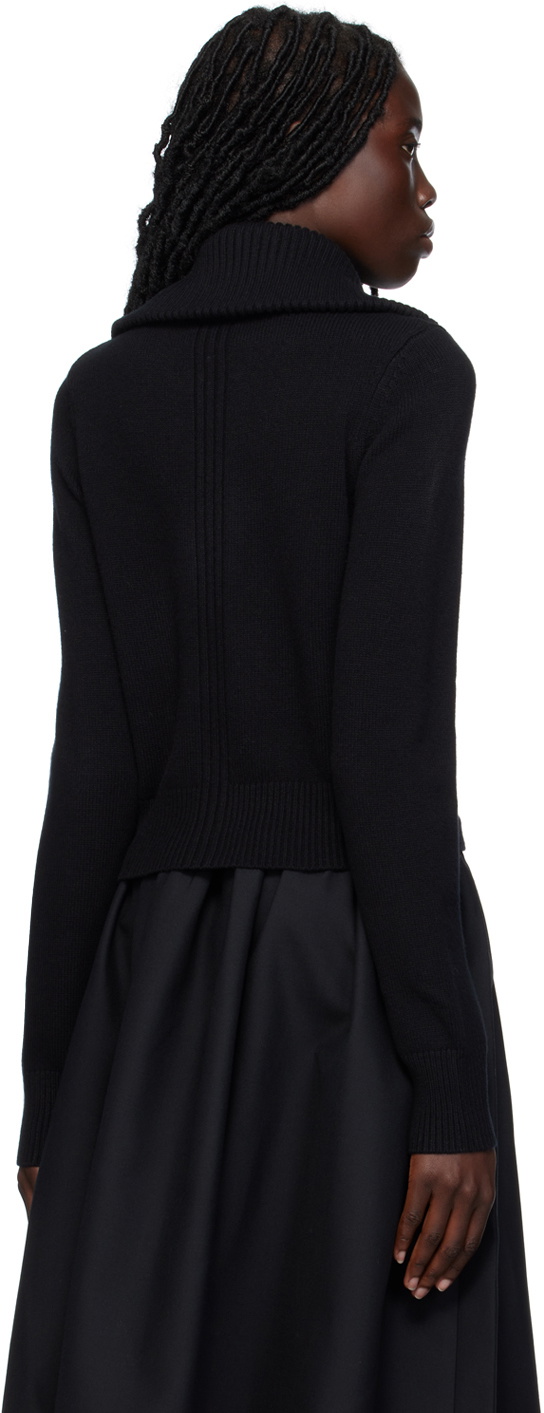 Fax Copy Express Black Zip Sweater Fax Copy Express