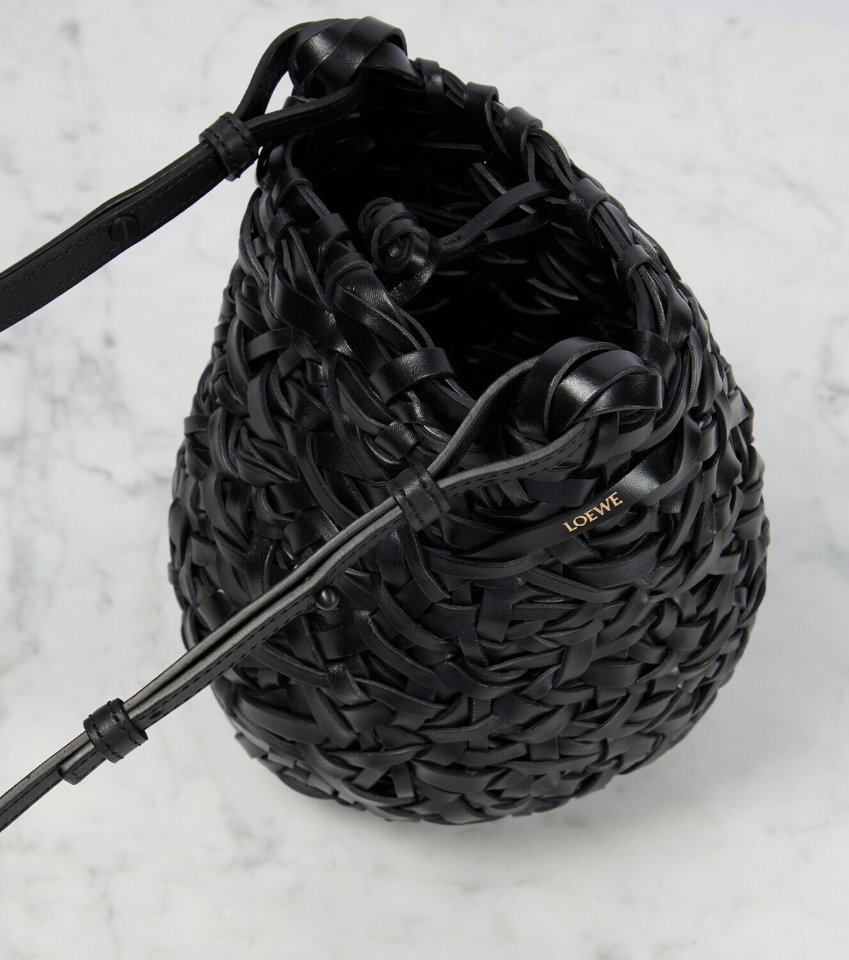 Loewe Nest Small leather basket bag Loewe