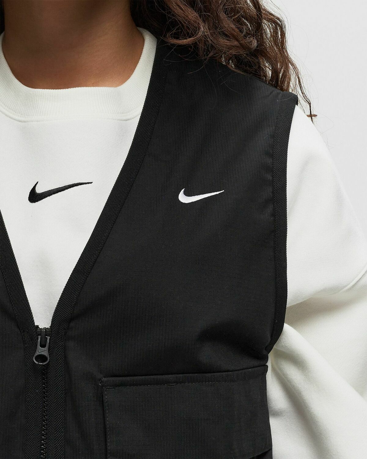 Nike Essential Loose Woven Cargo Vest Black Vests Nike