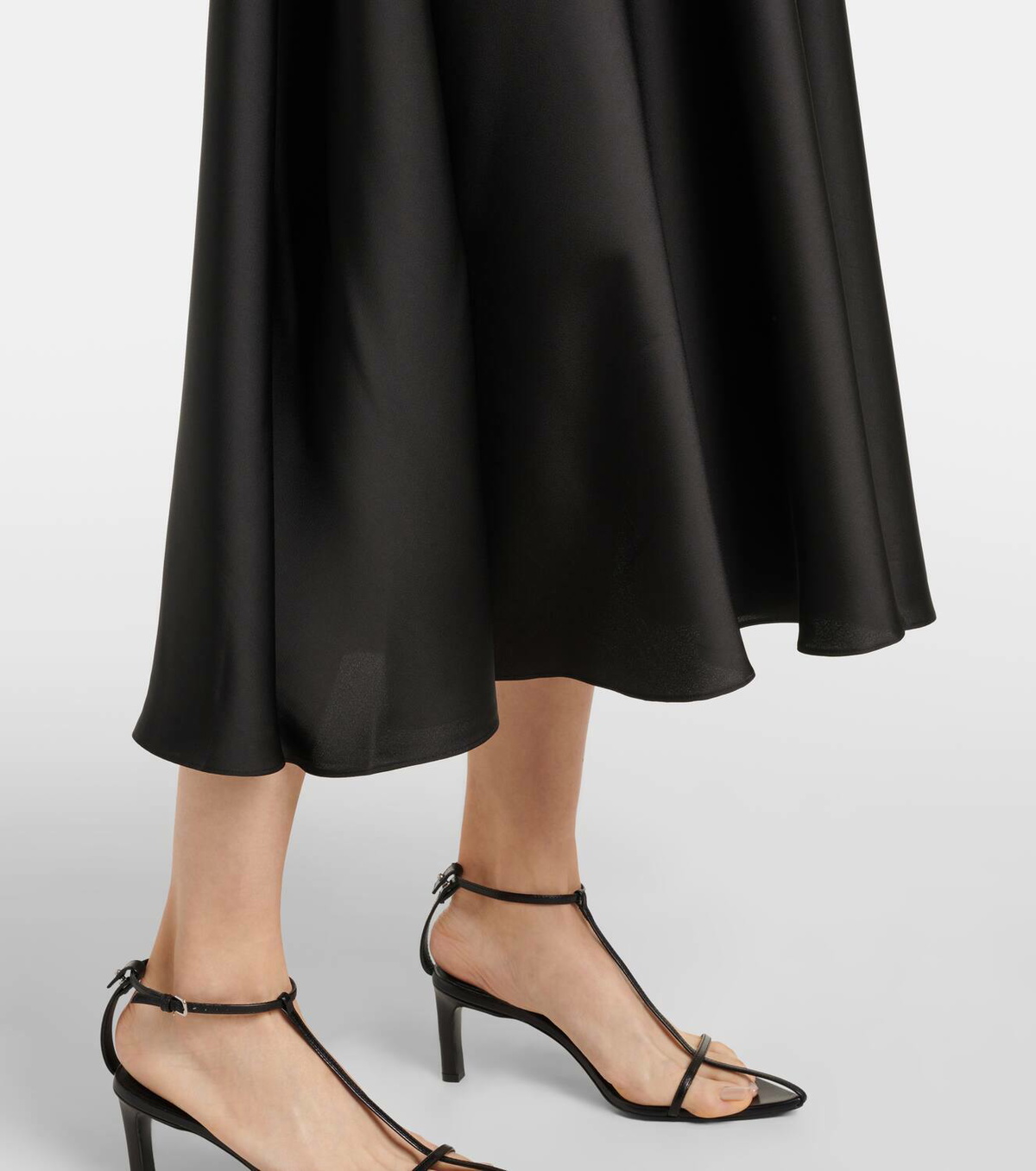 Simkhai Frances knitted satin midi dress Simkhai