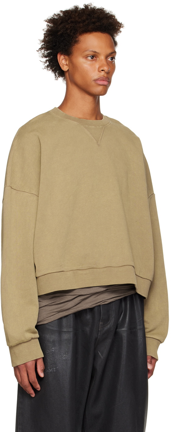 Entire Studios Tan Box Sweatshirt Entire Studios