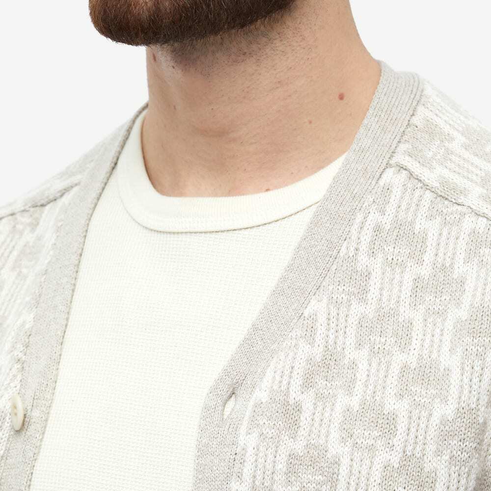 Adsum Men's Cross Cardigan in Summer Beige Adsum