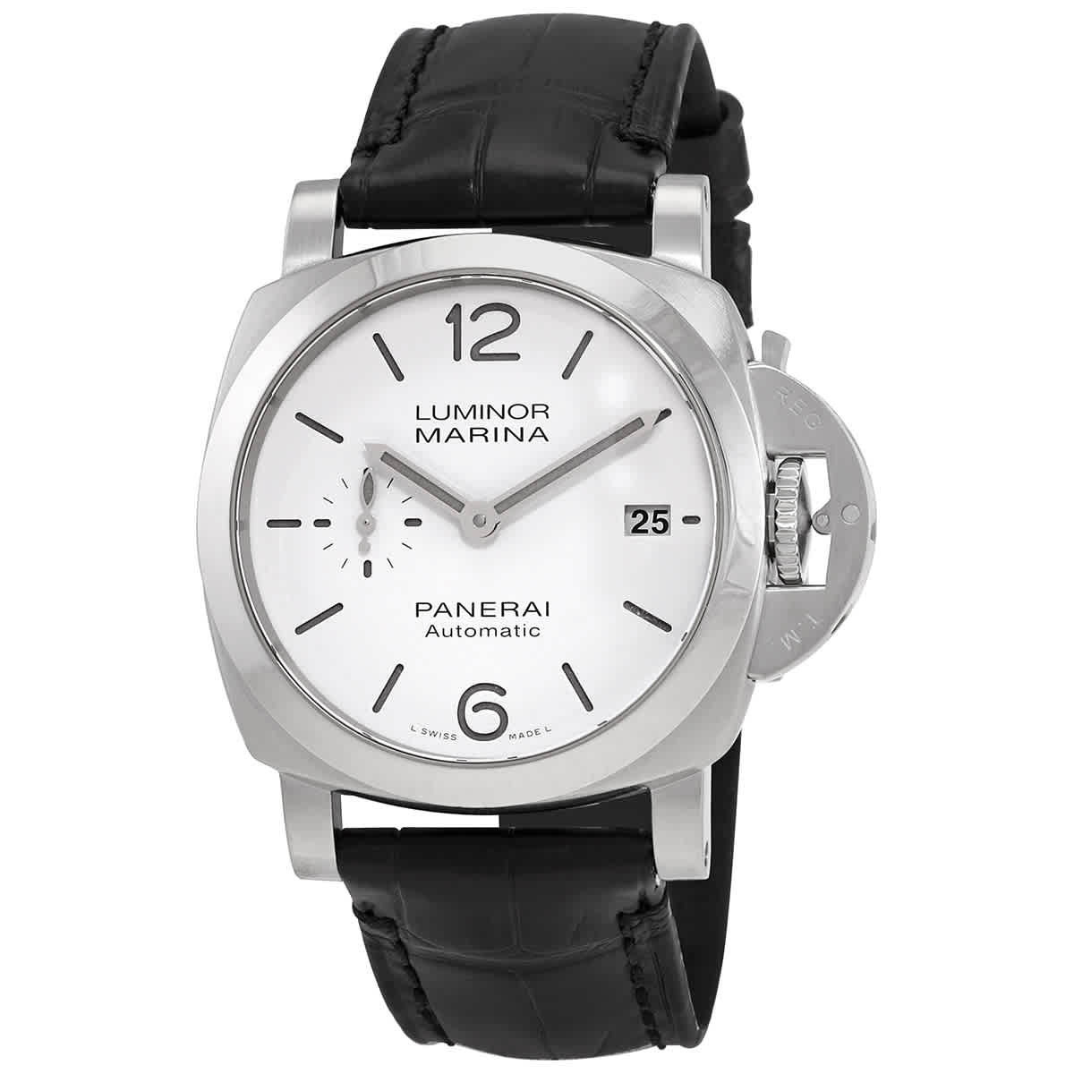 Panerai Luminor Quaranta Automatic White Dial Mens Watch PAM01371 Panerai