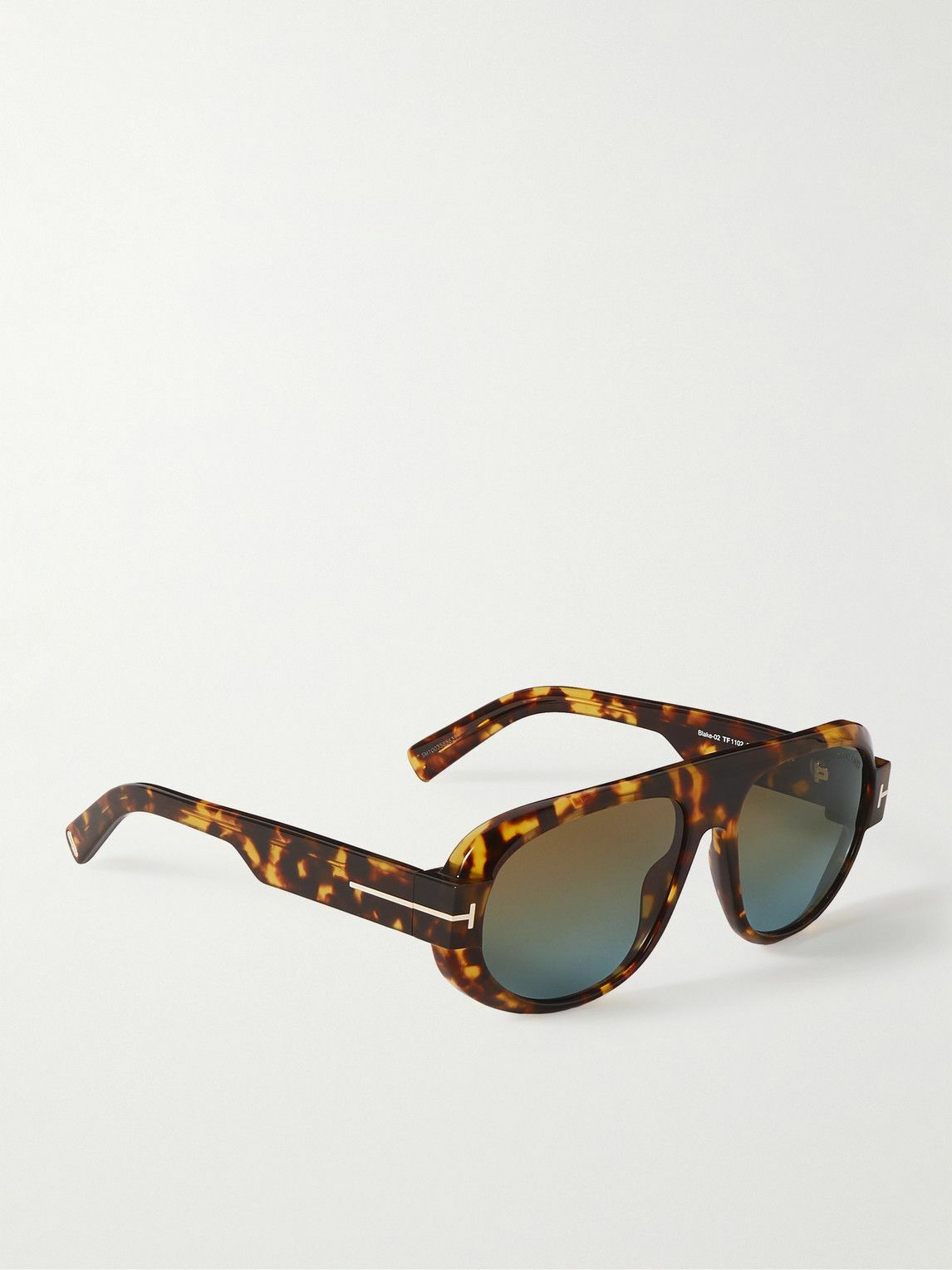 TOM FORD - Blake-02 Aviator-Style Tortoiseshell Acetate Sunglasses TOM FORD