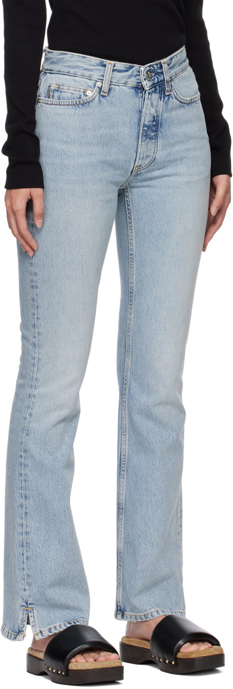 Won Hundred Blue Rob Slit Jeans Won Hundred