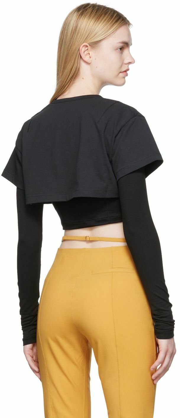 Jacquemus Black ‘Le Double’ T-Shirt Jacquemus