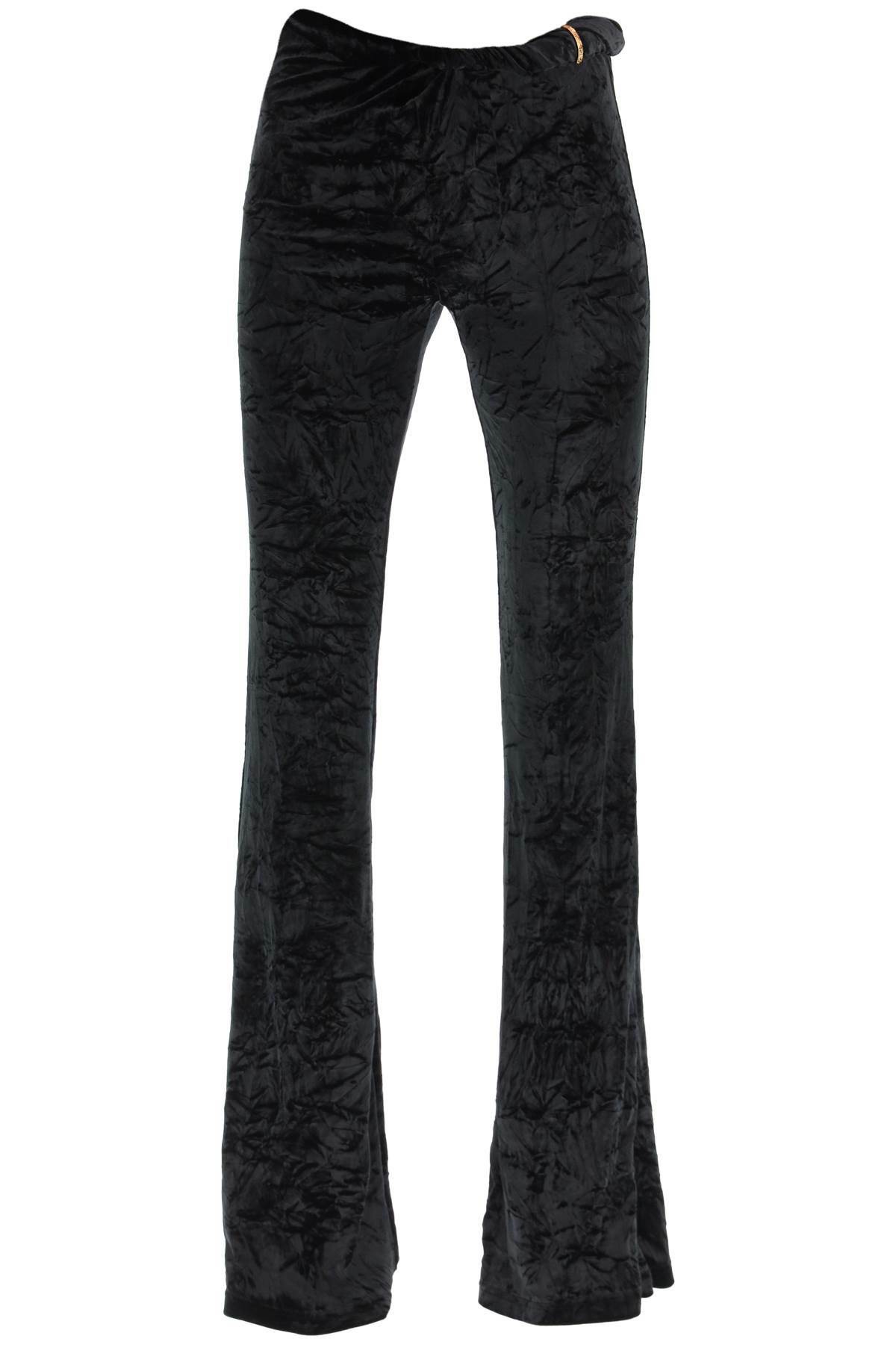 Versace Velvet Flared Pants Versace