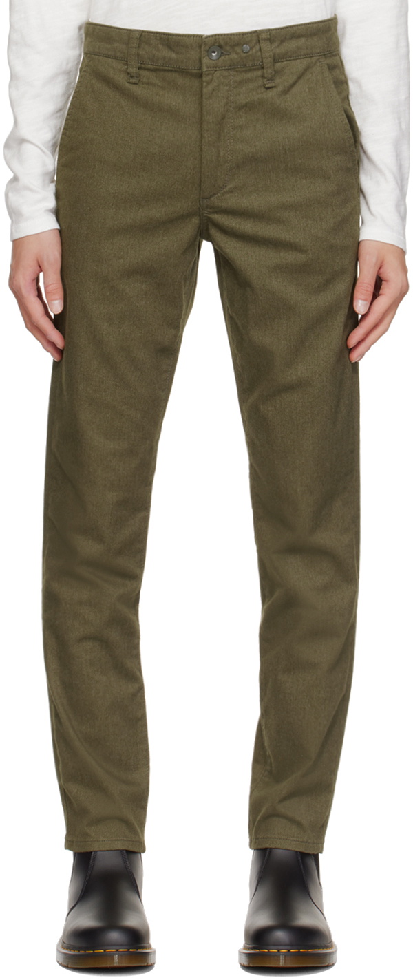 rag & bone Green Fit 2 Trousers Rag and Bone