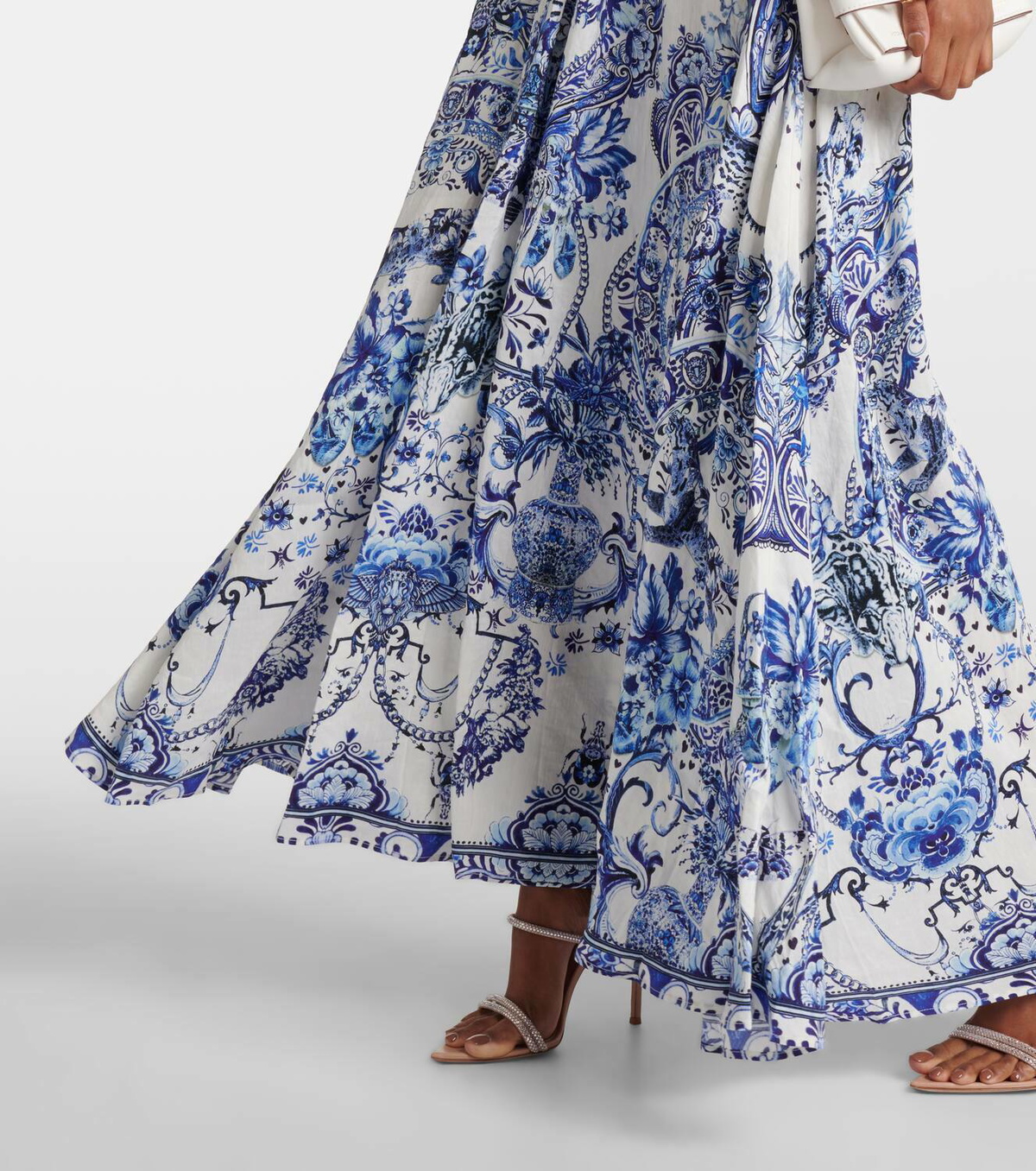 Camilla Glaze and Graze linen and silk maxi dress Camilla