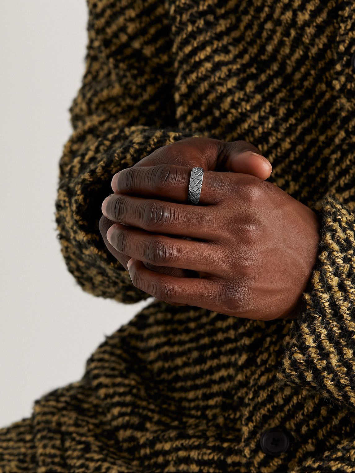 MAPLE - Engraved Silver Signet Ring - Silver Maple