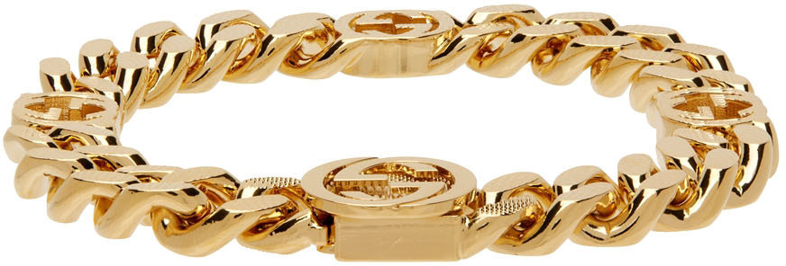 Gucci Gold Interlocking G Bracelet Gucci
