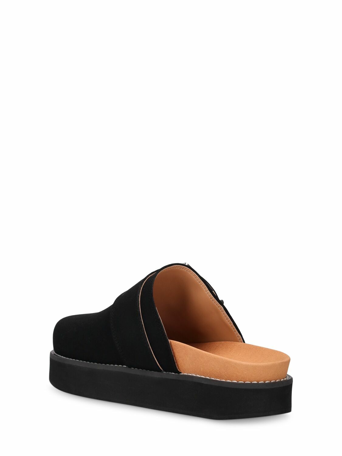 GANNI 30mm Feminine Buckle Mules GANNI