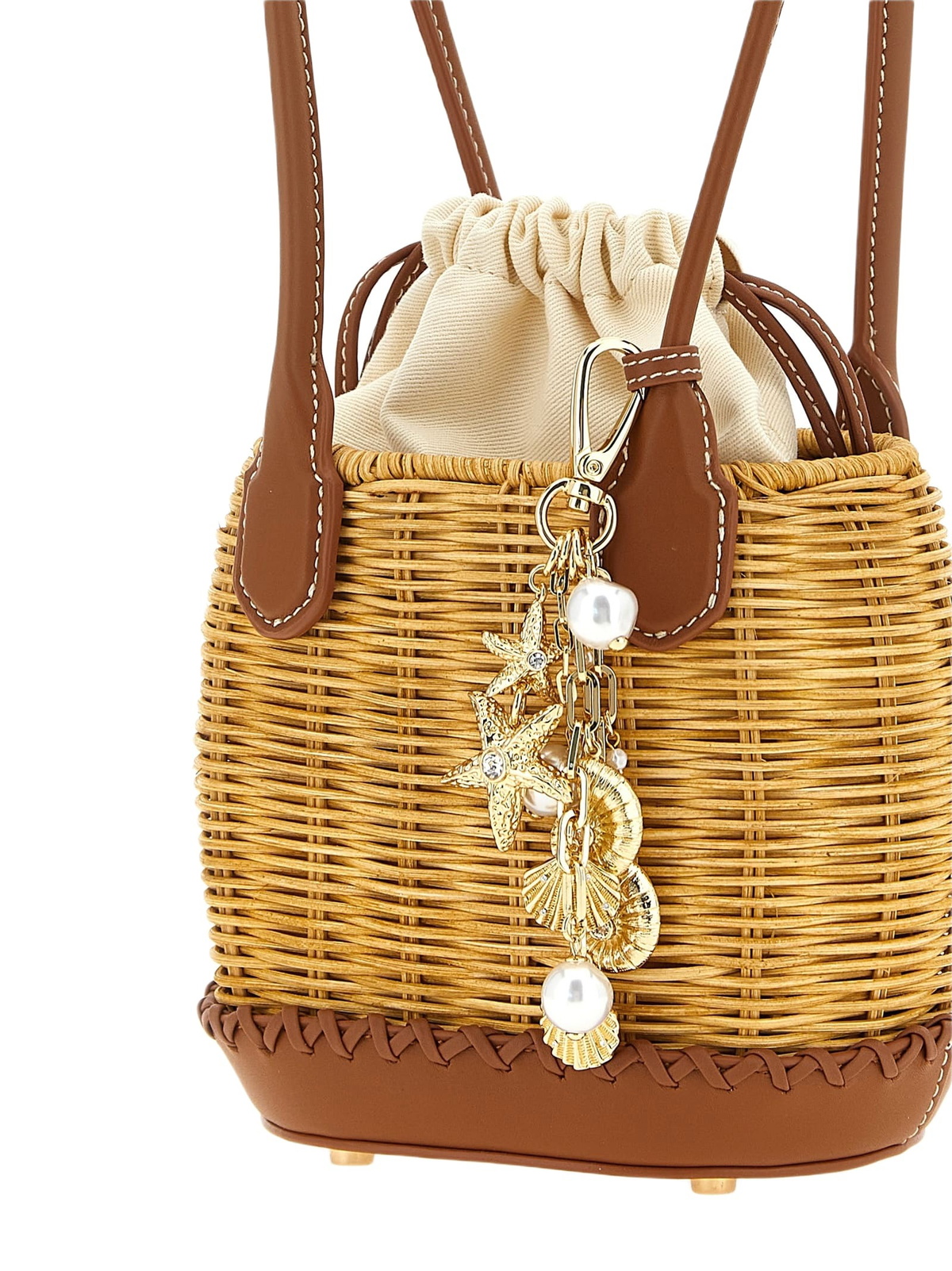 self-portrait rattan Charm Shoulder Bag Shoulder Bag Self-Portrait