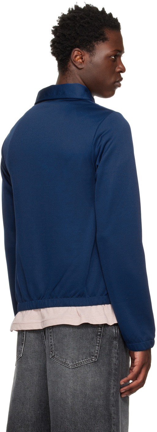 Acne Studios Blue Zip Sweater Acne Studios