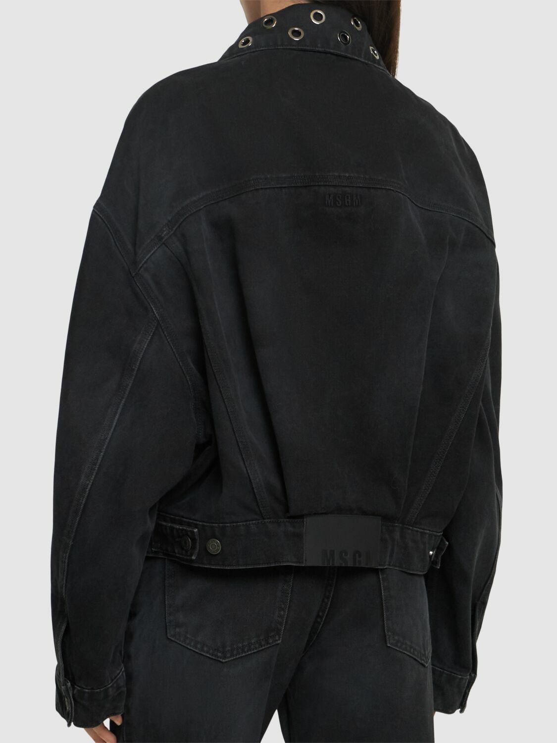 MSGM Embellished Denim Jacket MSGM