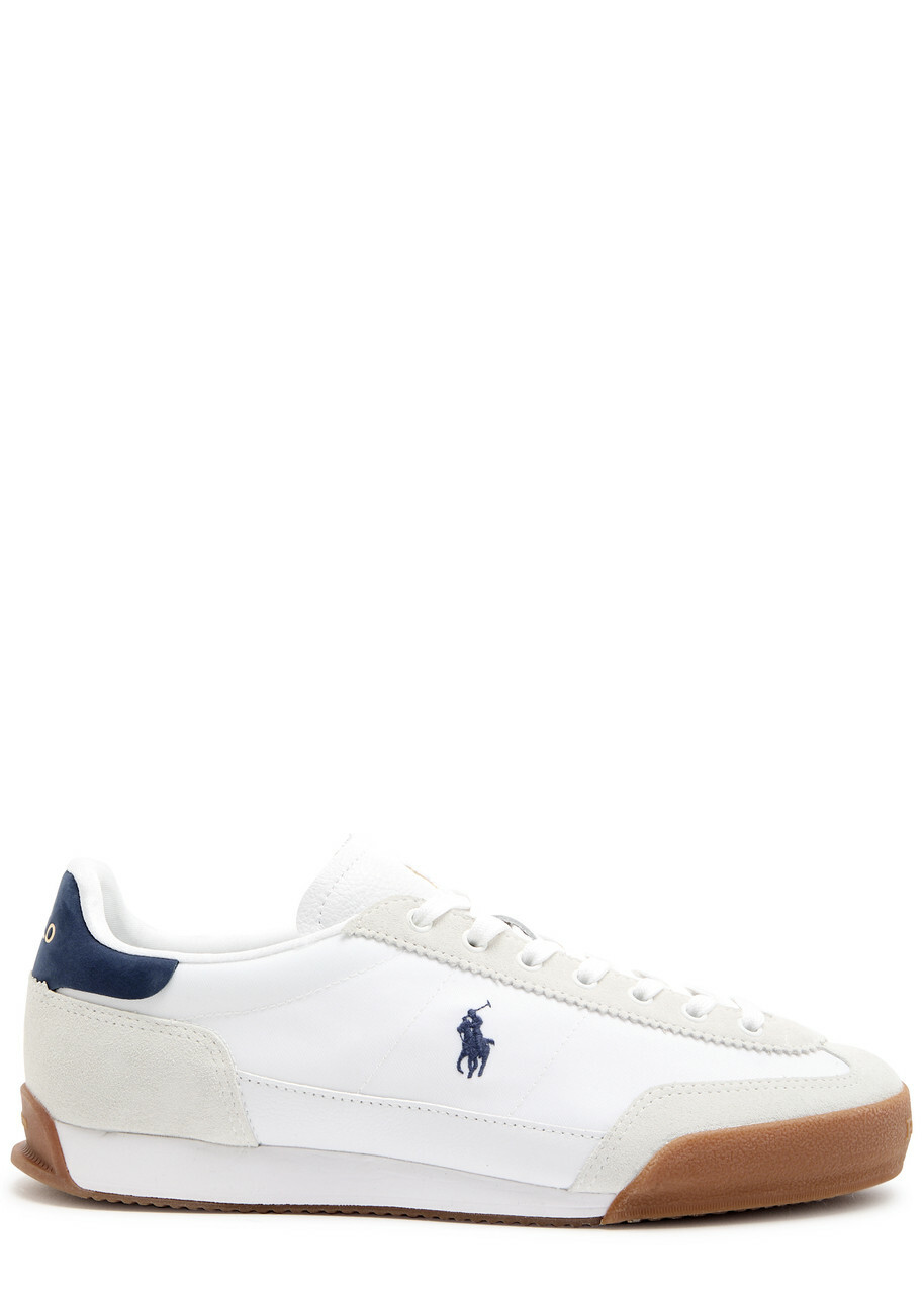 Polo Ralph Lauren Hester Panelled Canvas Sneakers White Polo Ralph Lauren
