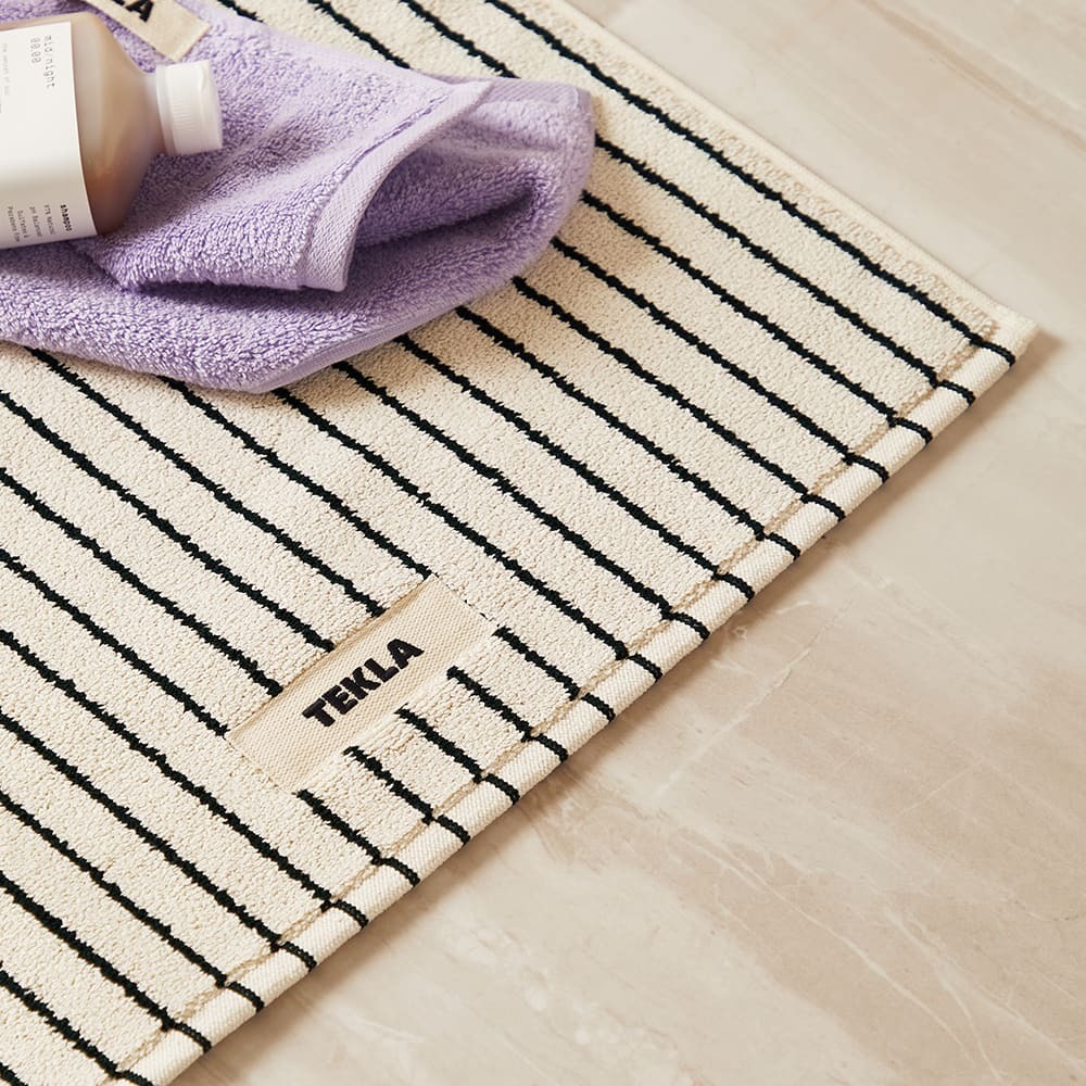 Tekla Fabrics Organic Terry Bath Mat in Racing Green Tekla Fabrics