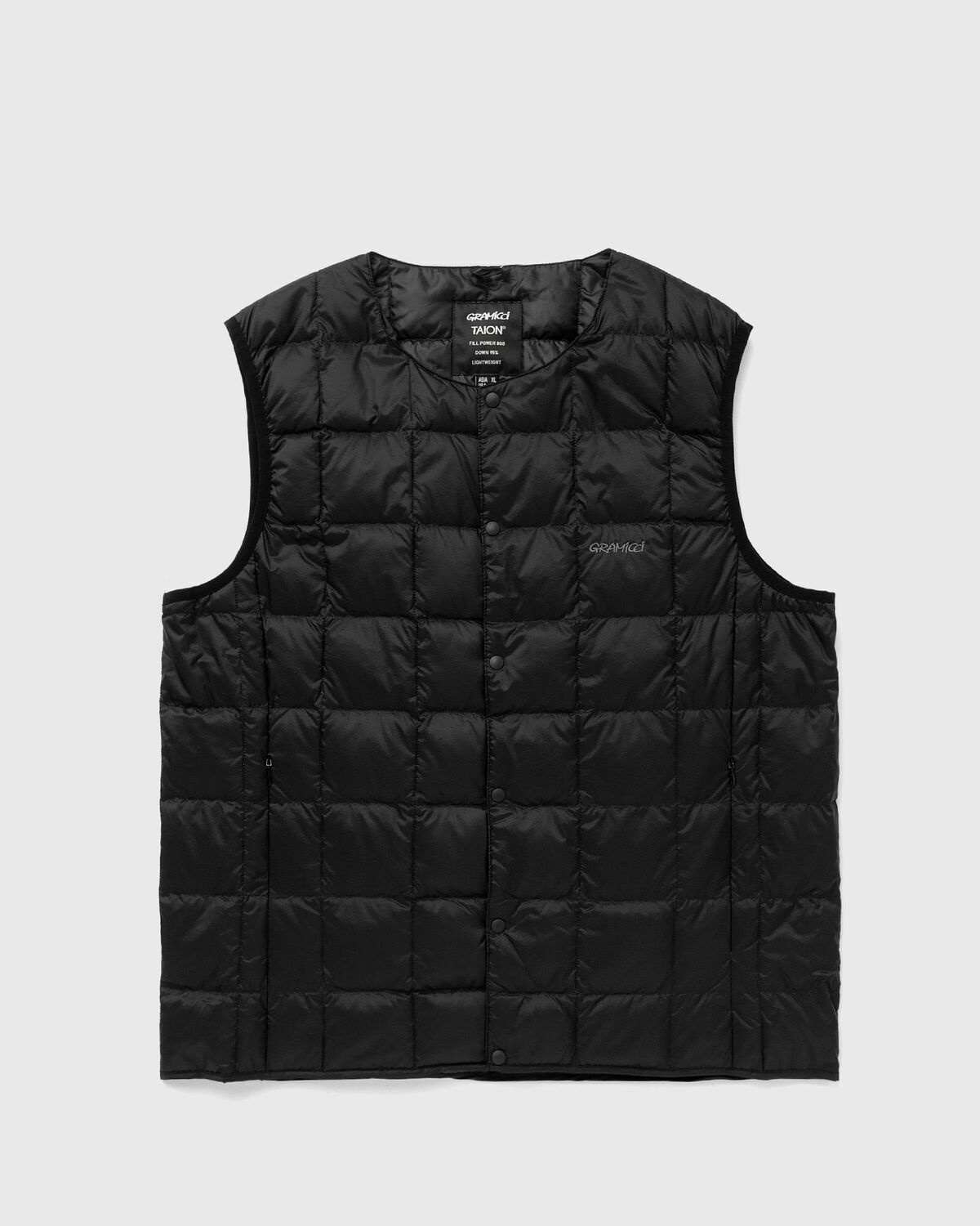 Gramicci Inner Down Vest Black Vests Gramicci