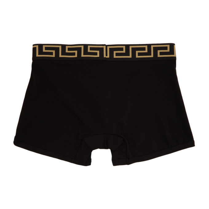 Versace Underwear Black Medusa Boxer Briefs Versace Underwear