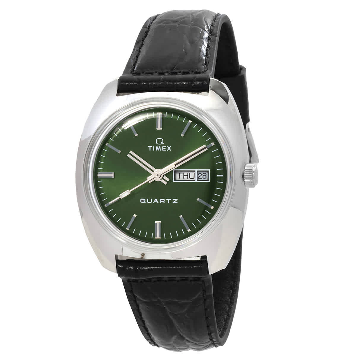 Timex Q Timex 1978 Quartz Green Dial Mens Watch TW2W44700 Timex