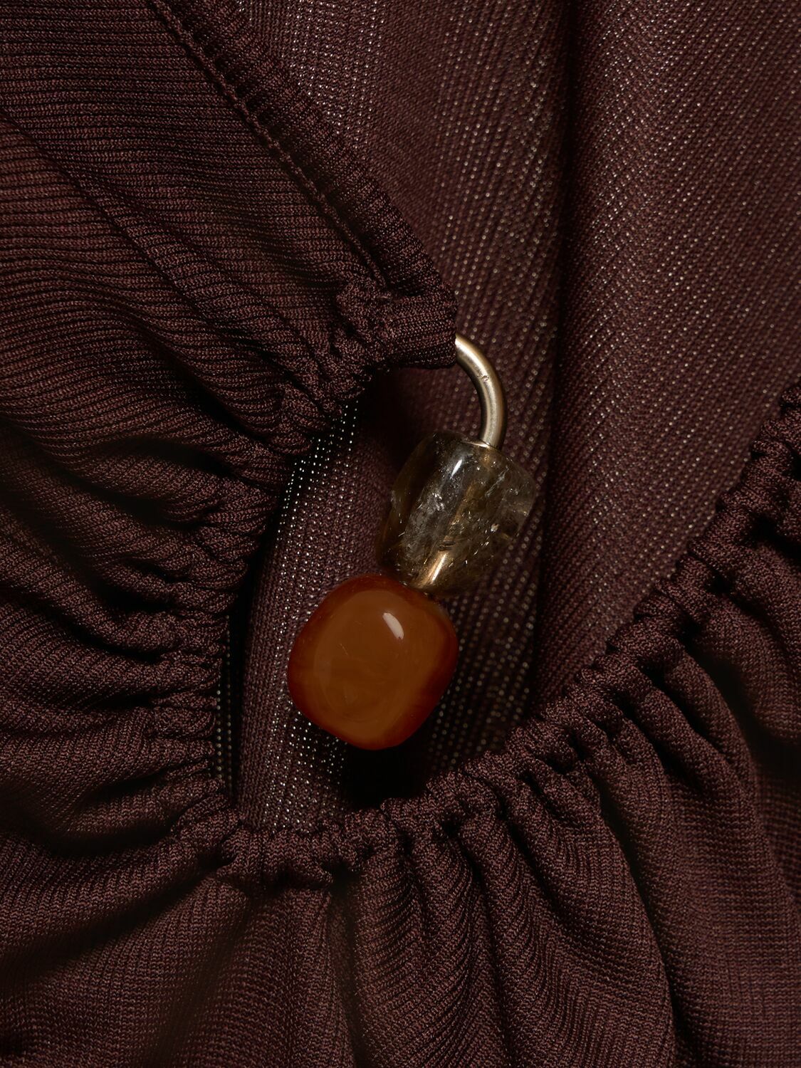 CHRISTOPHER ESBER Spiral Crystal Compact Rib Top Christopher Esber