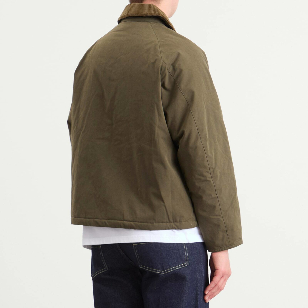 Barbour Men's Padded Transport Jacket in Olive Barbour