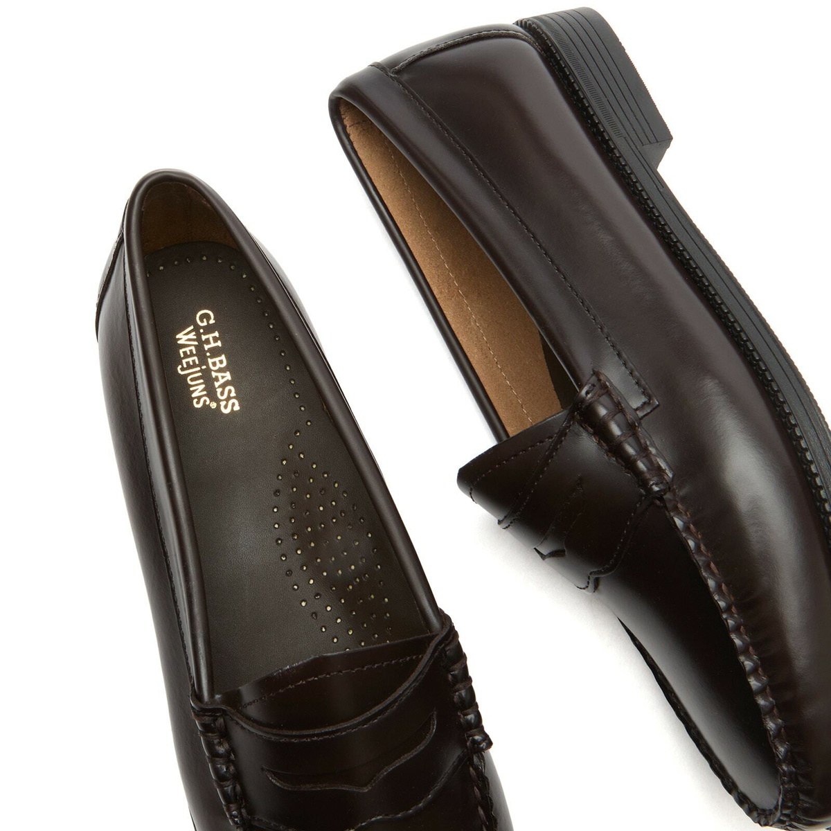 Bass Weejuns Women's Weejun II Penny Loafer in Chocolate Leather Bass ...