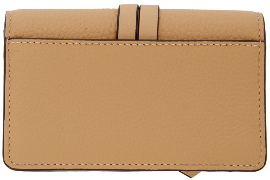 Chloé Tan Alphabet Card Holder Chloe