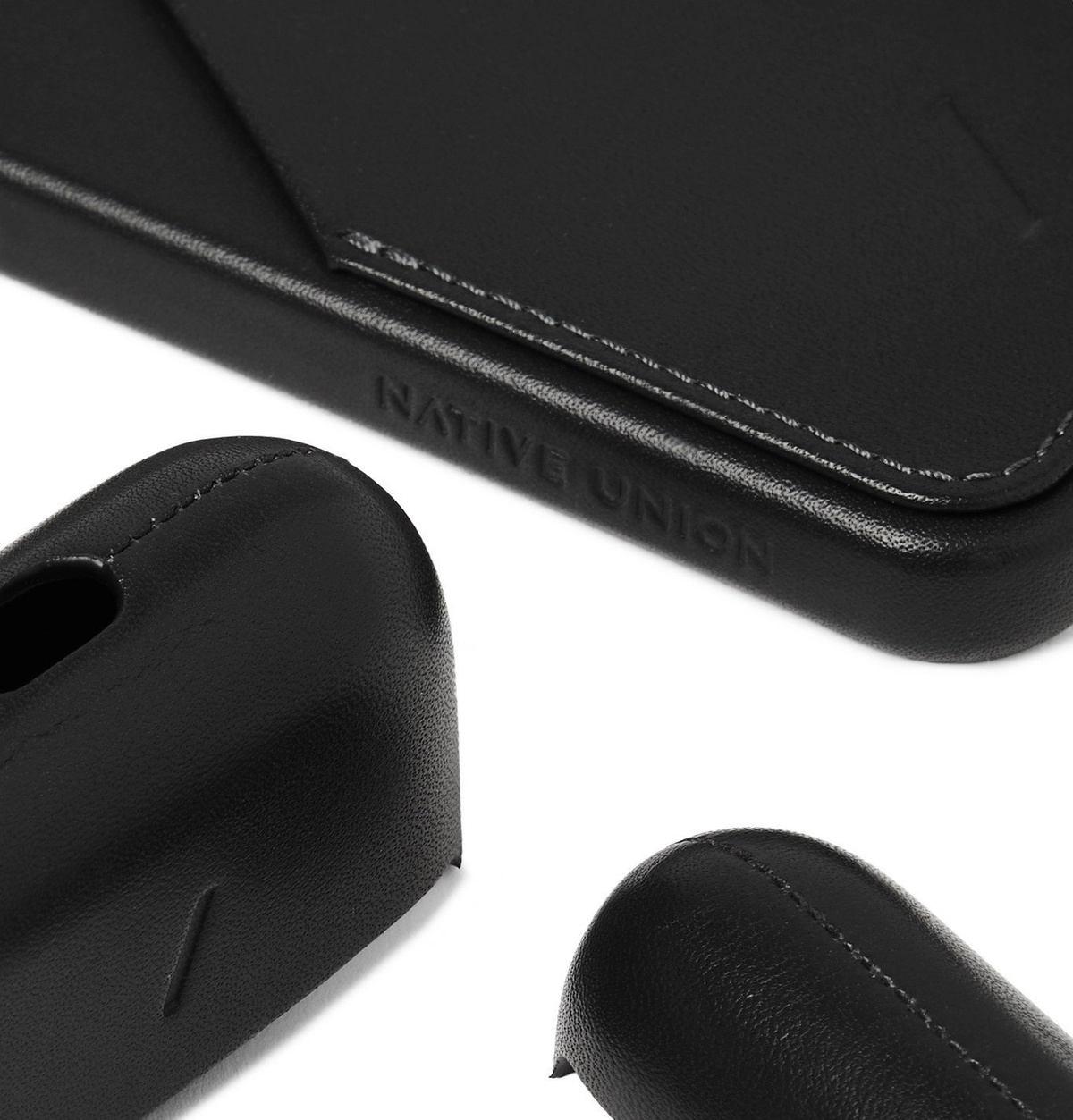 NATIVE UNION - Leather iPhone 12 Mini Accessories Bundle - Black Native ...