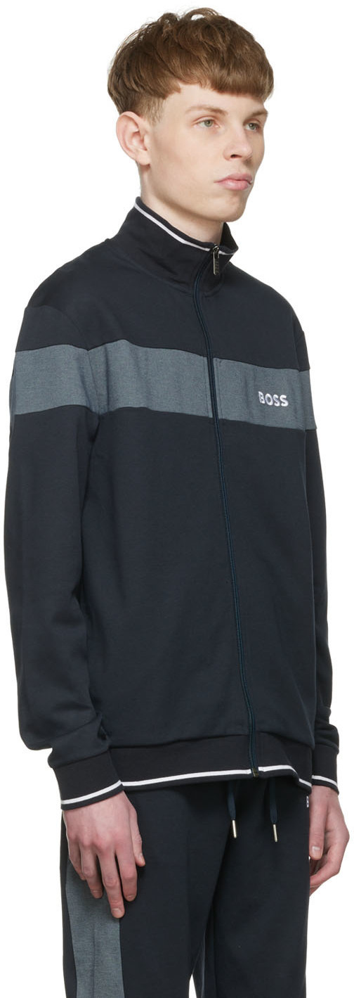 Boss Navy Cotton Jacket BOSS