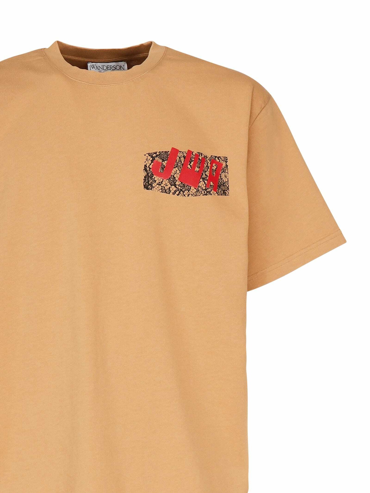 J.W. Anderson T-shirt With Jwa Logo Lace Effect JW Anderson