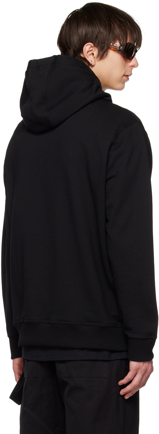 Burberry Black Crystal-Cut Hoodie Burberry