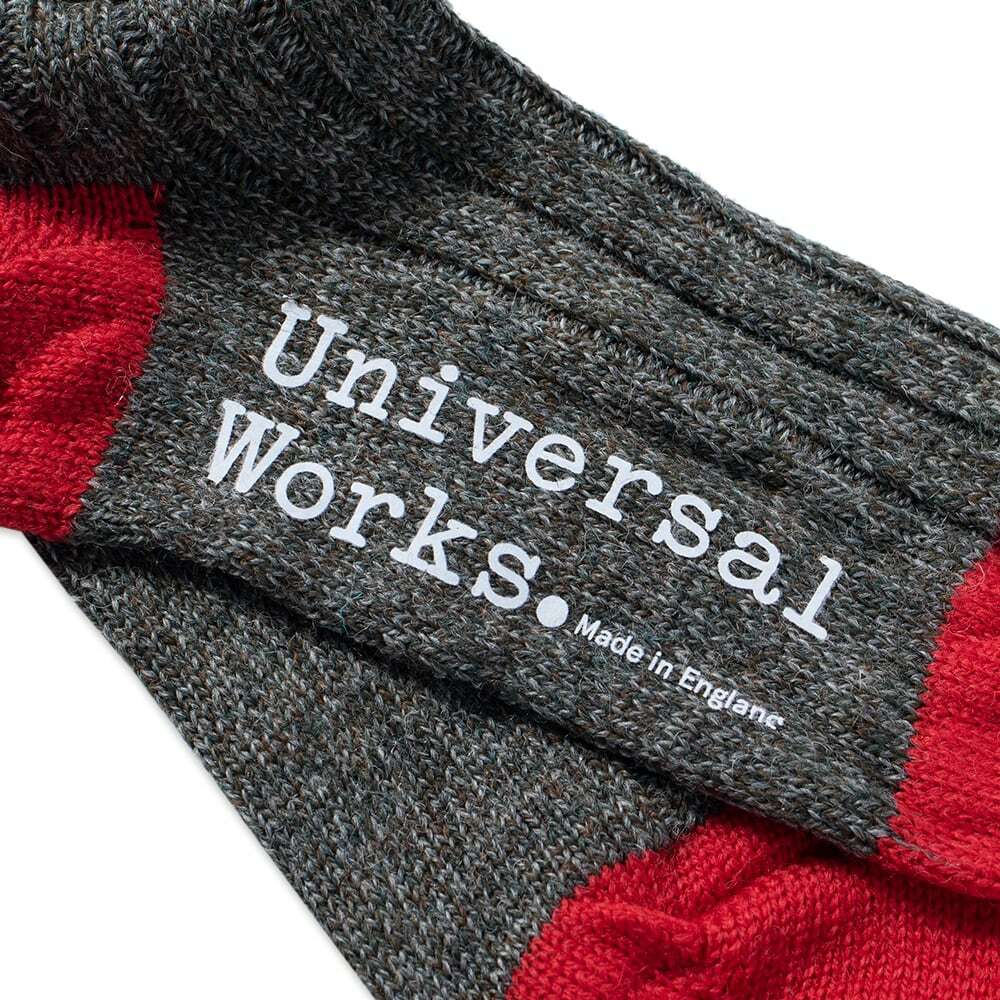 Universal Works Men's Hike Sock in Derby Universal Works