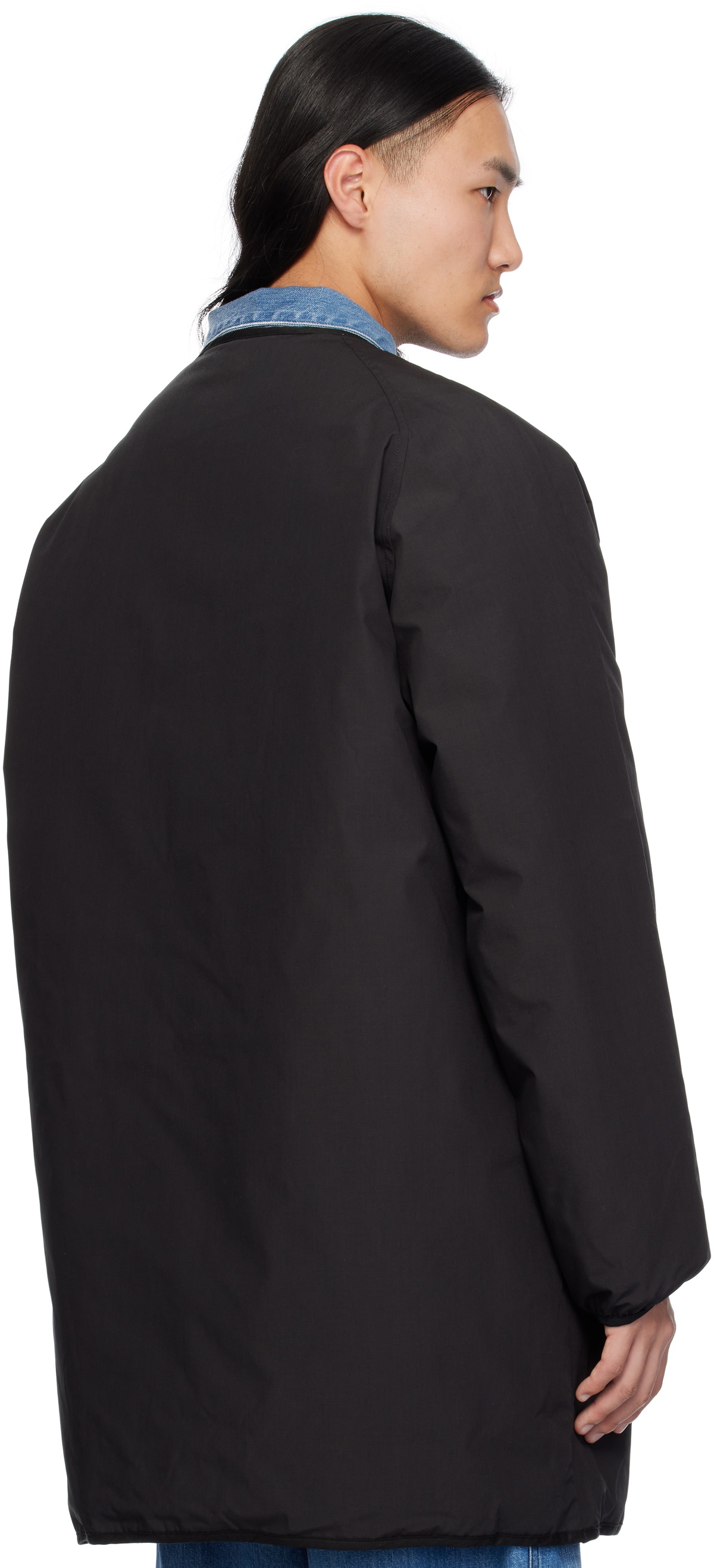 nanamica Black Reversible Down Coat Nanamica