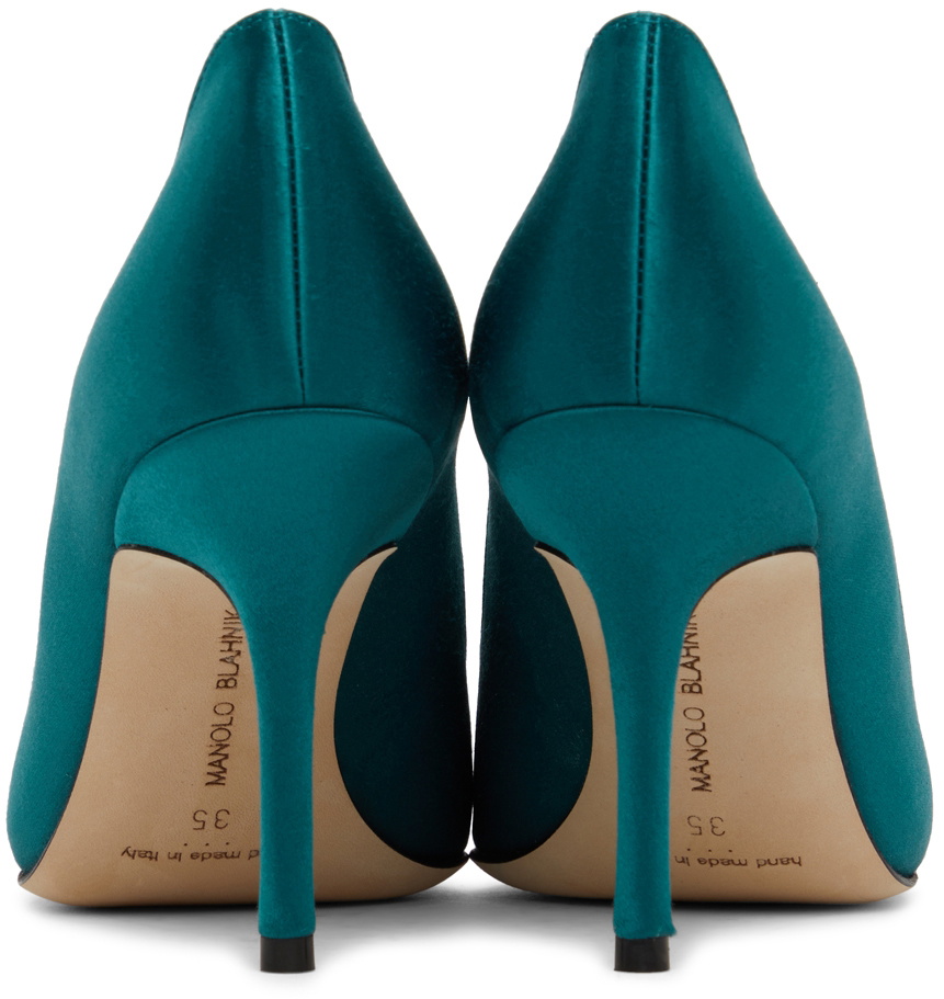 Manolo Blahnik Blue Trina Heels Manolo Blahnik