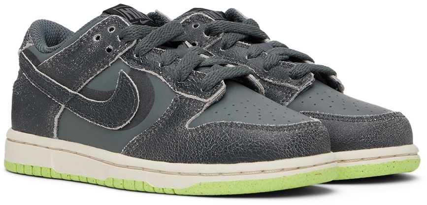 Nike Kids Gray Dunk Low Little Kids Sneakers Nike