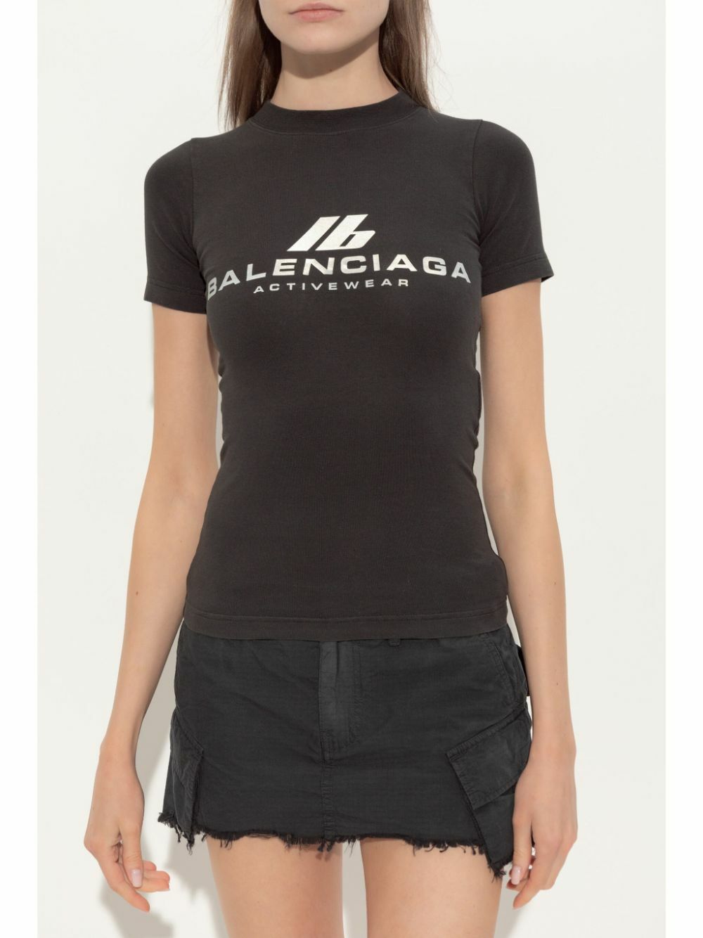BALENCIAGA - Logo Cotton T-shirt Balenciaga