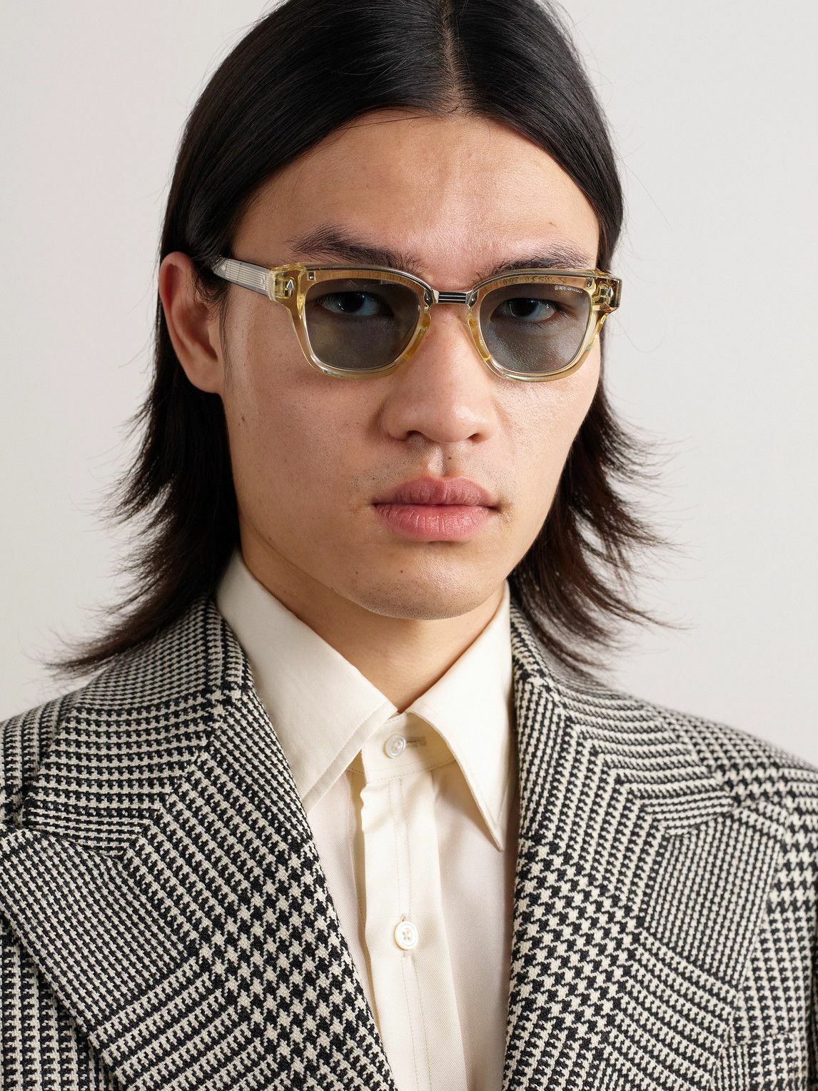 Jacques Marie Mage - Decade Collection Jules D-Frame Acetate and Beta Titanium Sunglasses ...