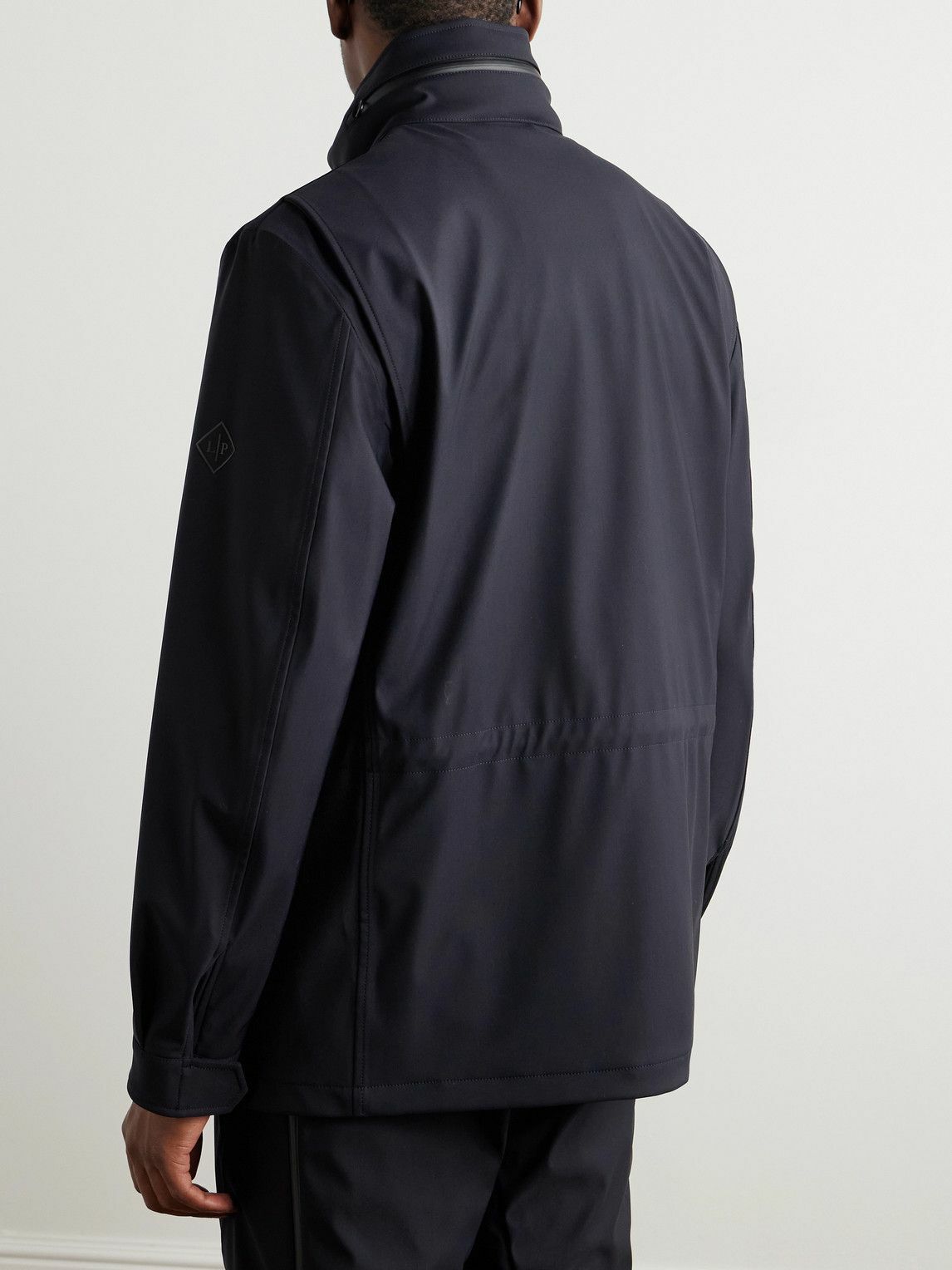 Loro Piana - Traveller Logo-Appliquéd Bristol Clima System 3L Wool-Blend Hooded Field Jacket ...