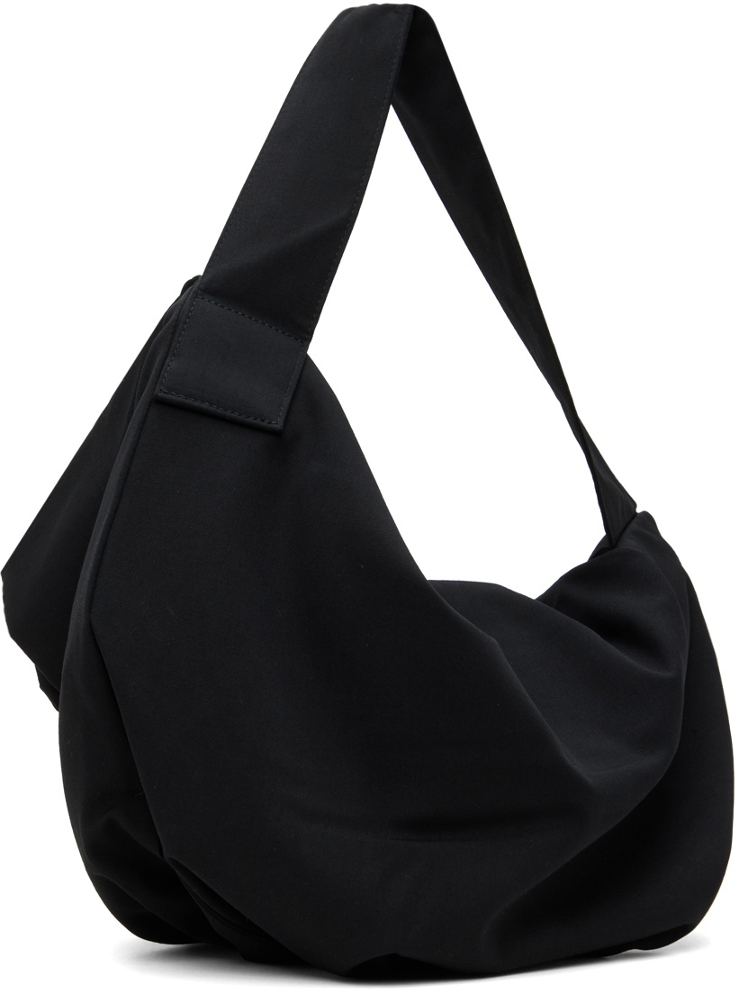 Y's Black Asymmetric Shoulder Bag Ys