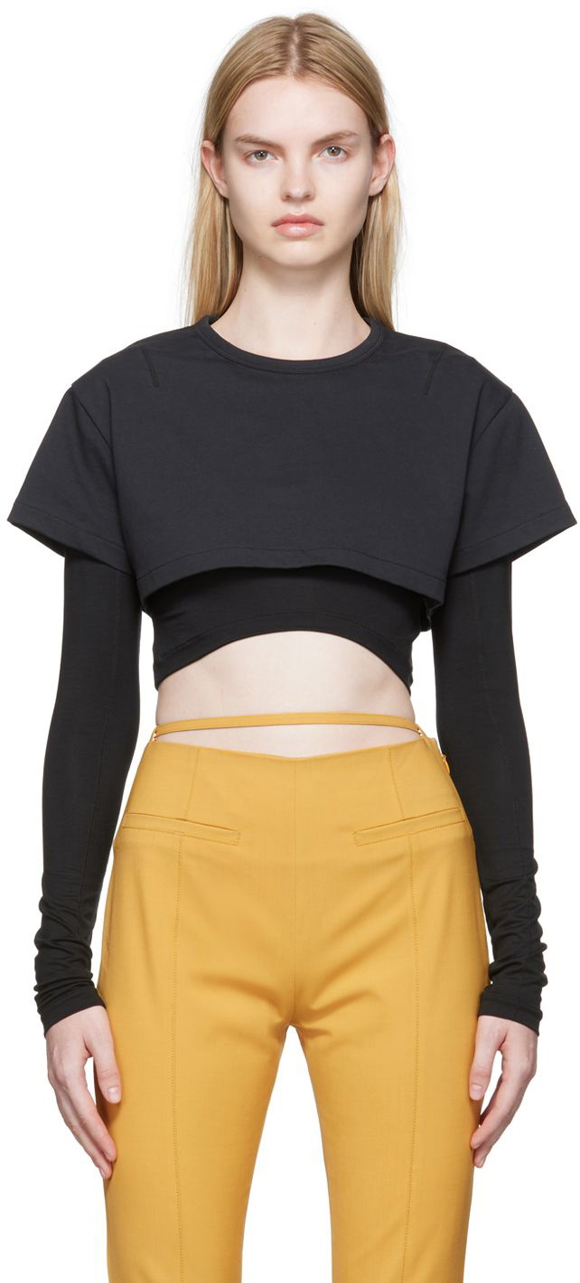 Jacquemus Black ‘Le Double’ T-Shirt Jacquemus